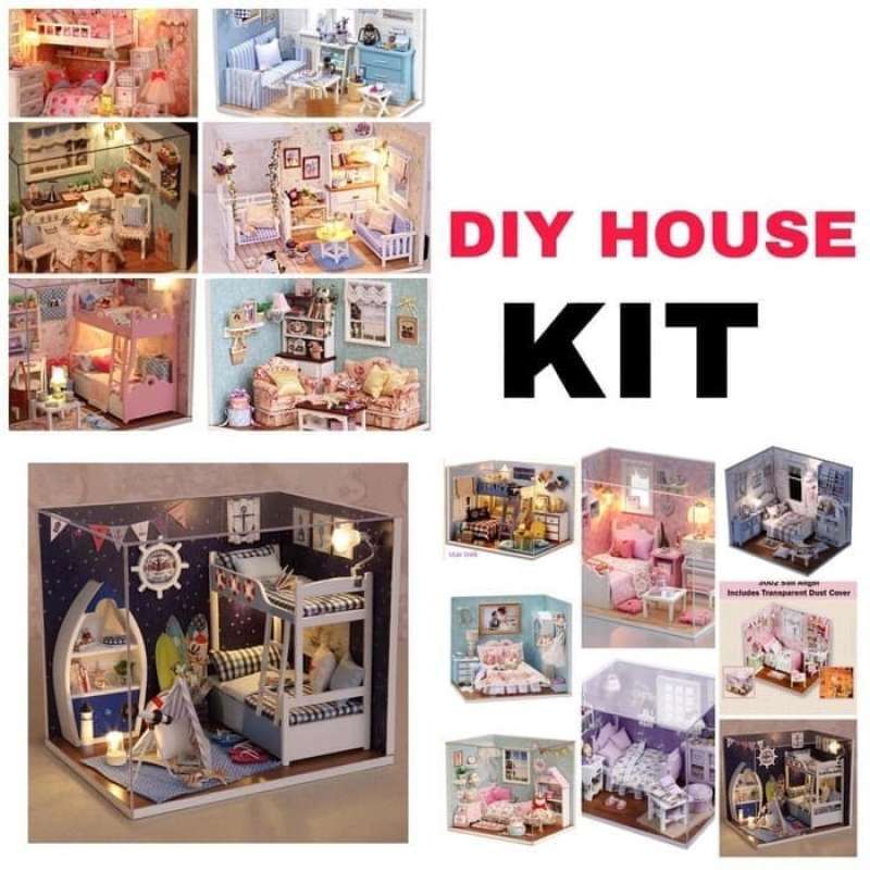Promo DIY Miniatur Rumah Boneka Mini DIY Miniature House Doll House ...