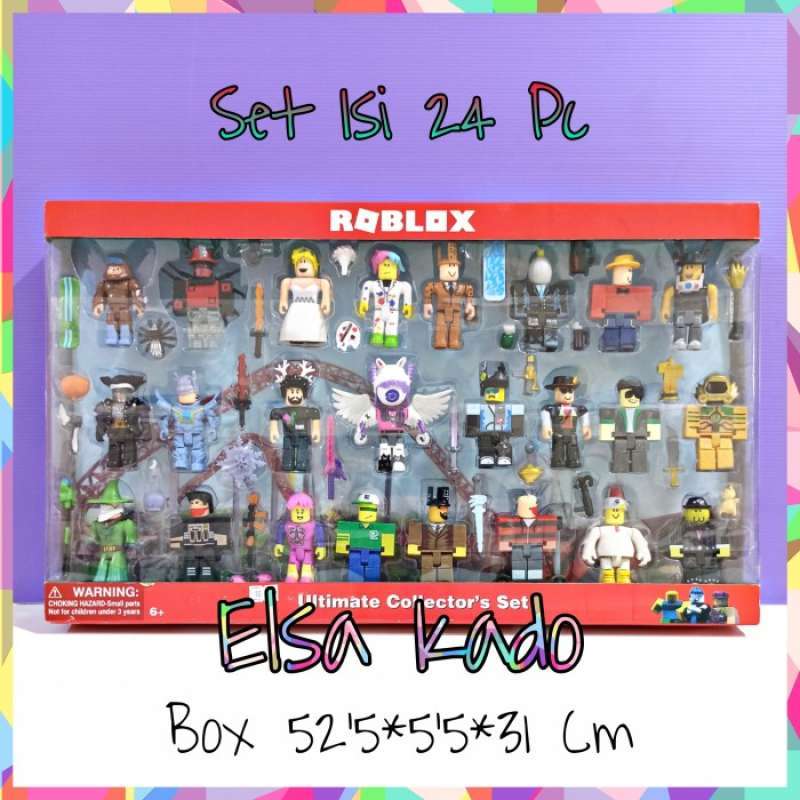 Promo Mainan Roblox Figure Set Isi 24 Minifigure Brick New Block ...