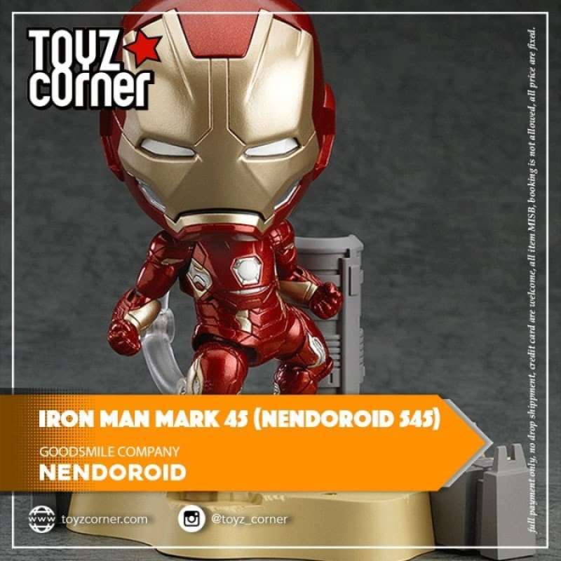 Promo [GoodSmile Co.] Nendoroid 545 Iron Man Mark 45 Diskon 23% di ...
