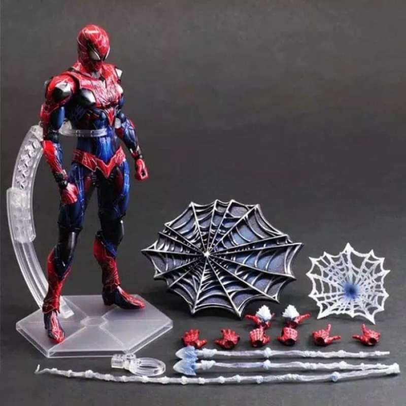 Promo Spiderman Action Figure 27cm Peter Collectible Model Play Arts