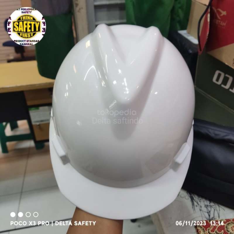 Promo Helm Proyek Krisbow putih Helmet Krisbow Diskon 23% di Seller ...