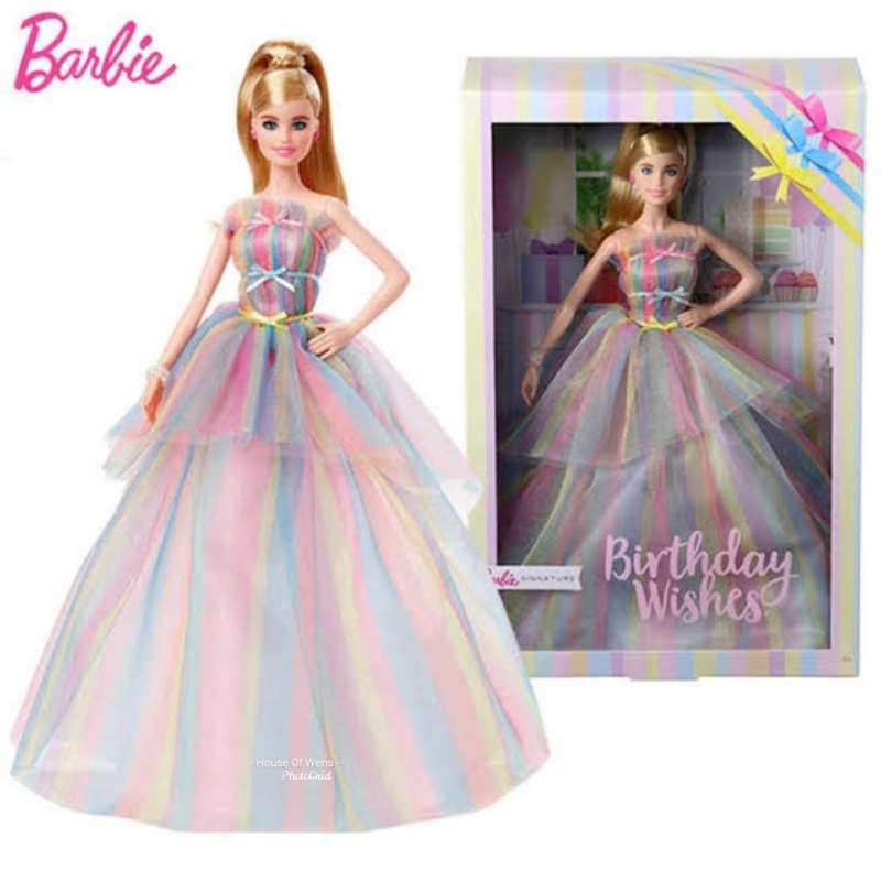 Jual Barbie Signature Birthday Wishes - Mainan Anak Boneka Barbie ...