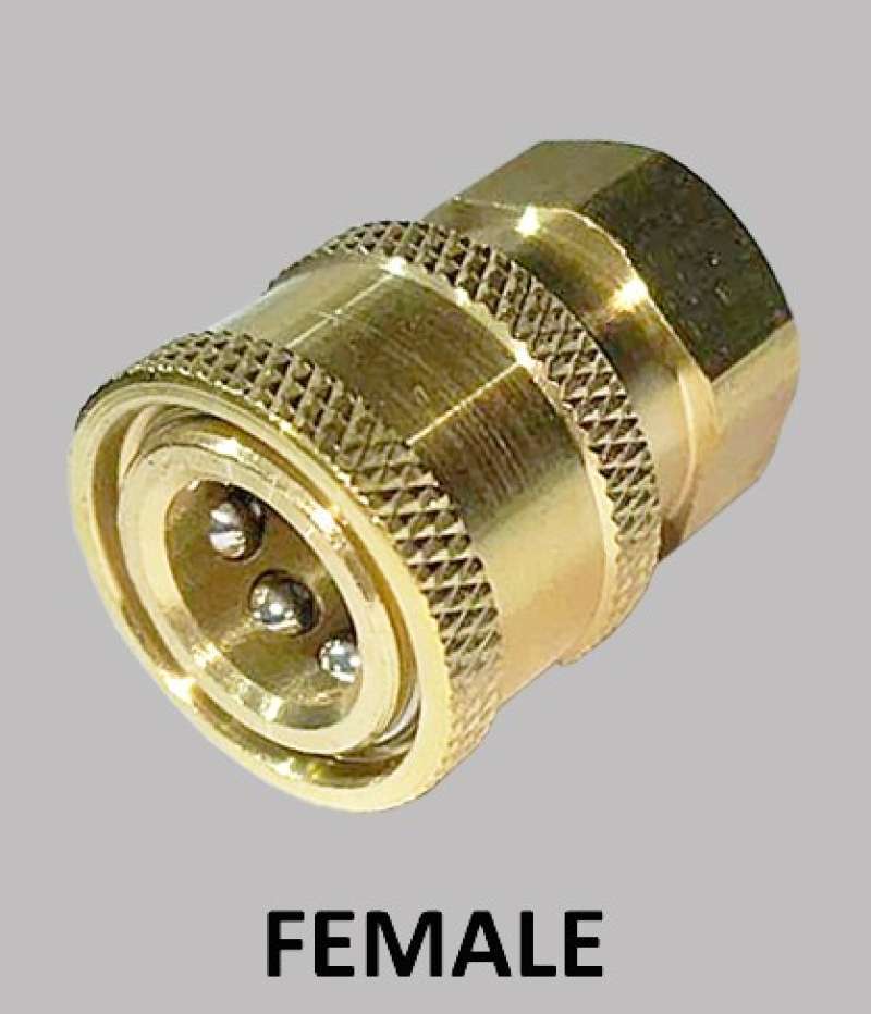 Promo ADAPTOR NEPEL KONEKTOR KOPLER QUICK RELEASE MALE FEMALE M14 1/4 ...