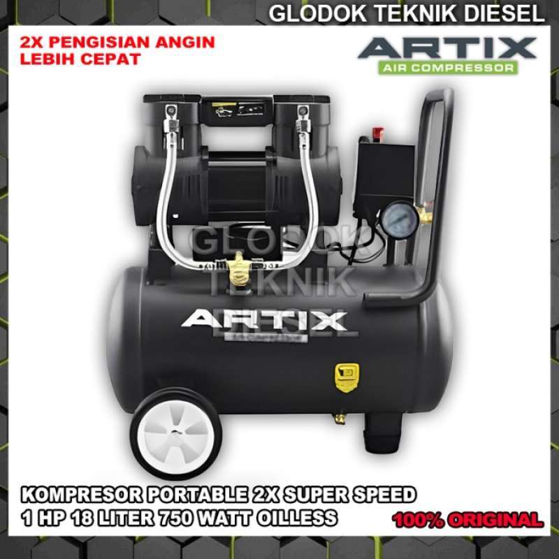 Promo Izumi Kompresor Angin Oilless Air Compressor 3/4 Hp 24 Liter ...