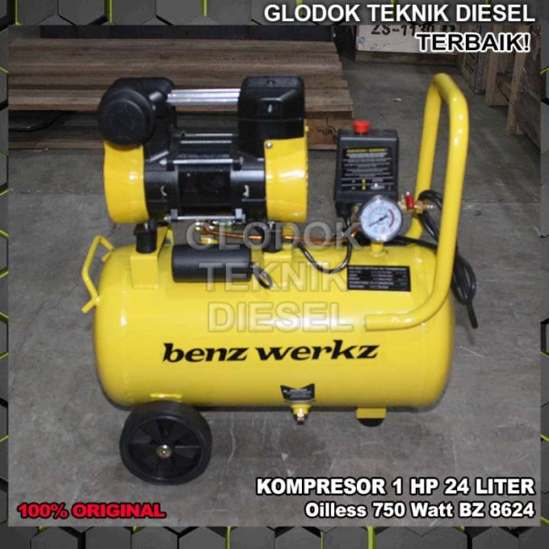 Promo IZUMI KOMPRESOR ANGIN OILLESS AIR COMPRESSOR 3/4 HP 24 LITER ...