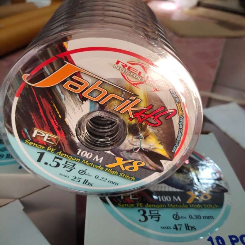 Promo Senar Braid Pe Jabrik Type Connecting 100 Meter Sambung Harga Per ...