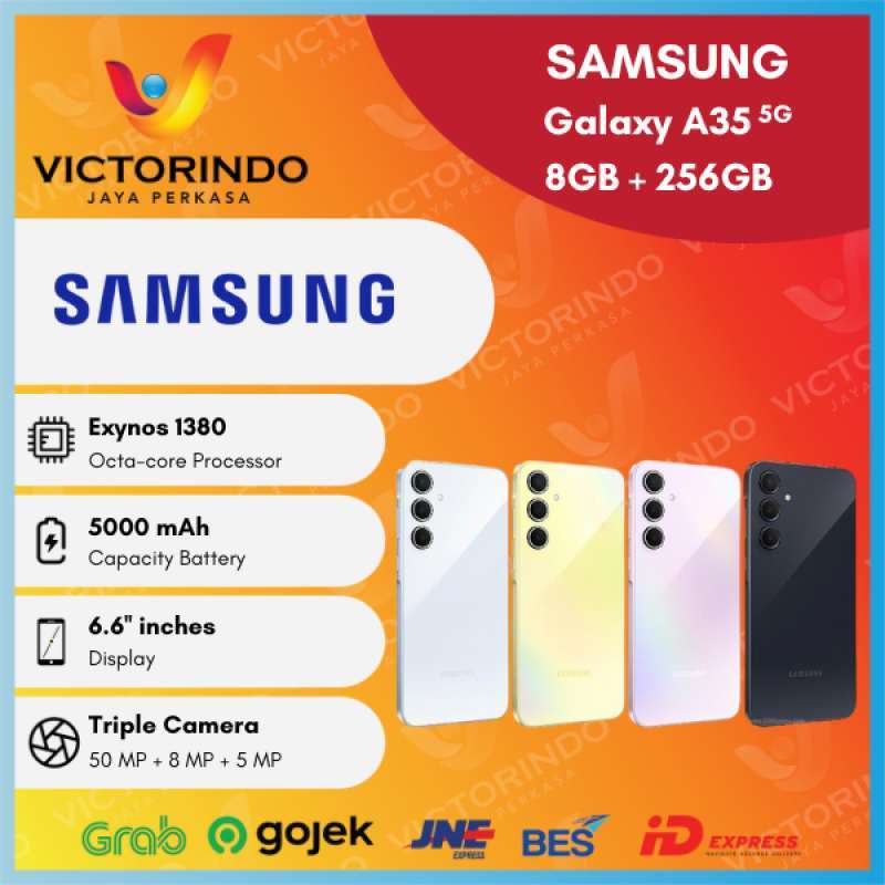 Promo Samsung Galaxy A35 5g ( Ram 8gb + Rom 256gb ) Garansi Resmi Diskon 9% Di Seller Victorindo ...