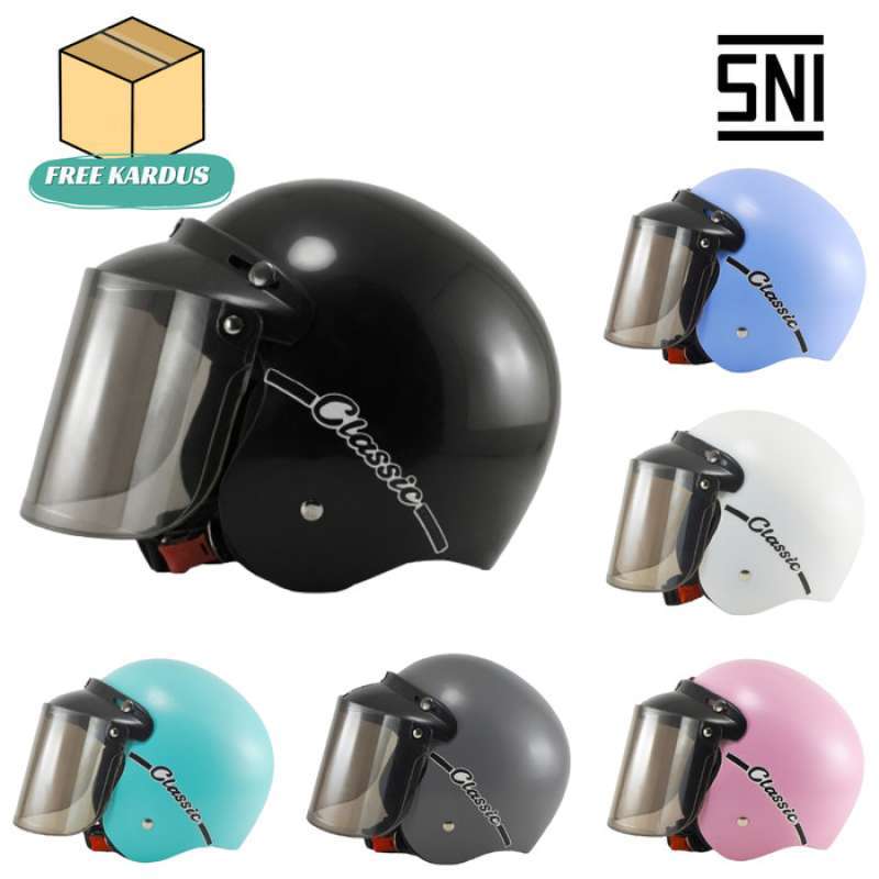 Jual Helm Bogo Hijab Wanita Terbaru Sudah Sni - Robins, Cembung Gelap ...