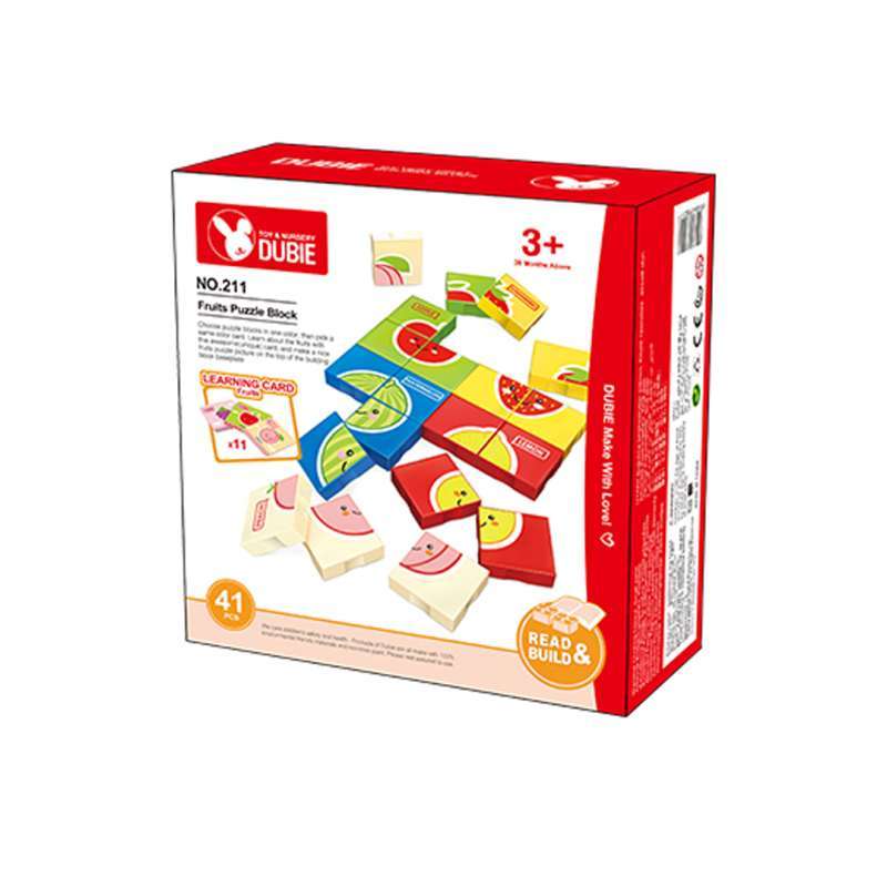 Promo DUBIE 211 Fruits Puzzle Blocks Balok | Mainan Anak Permainan ...