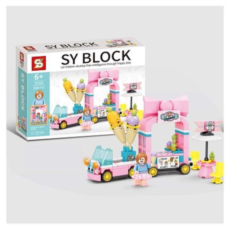 Promo Sy 5211 - 5214 Disneyland Truck Shop Series | Diy Brick Block Mainan Balok Building - 5214 ...