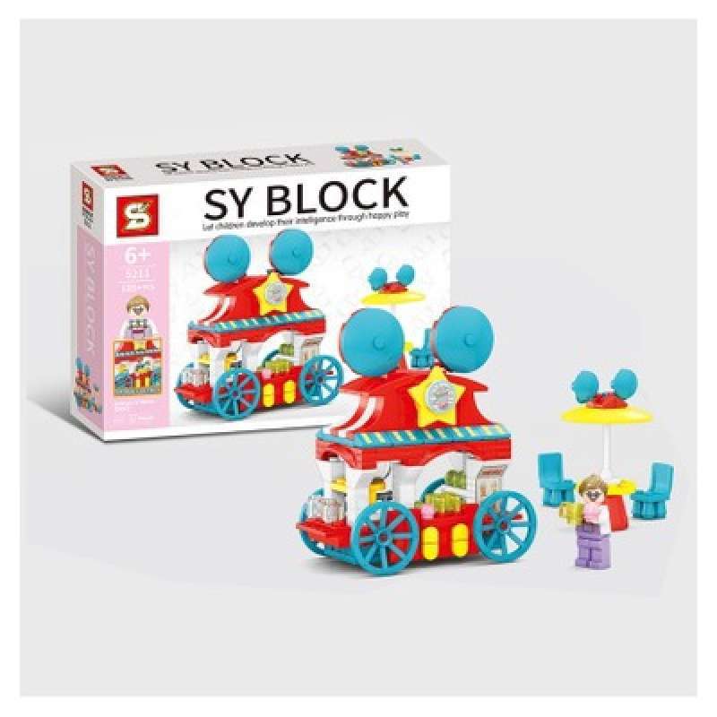 Promo Sy 5211 - 5214 Disneyland Truck Shop Series | Diy Brick Block ...