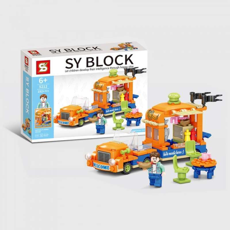 Promo Sy 5211 - 5214 Disneyland Truck Shop Series | Diy Brick Block Mainan Balok Building - 5214 ...