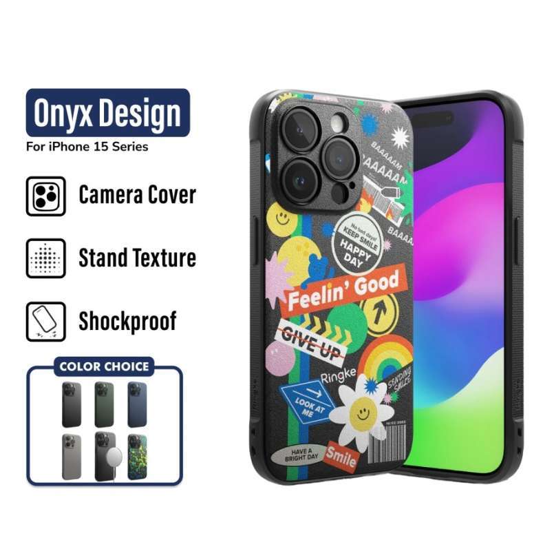 Promo Case iPhone 15 Pro Max Plus Ringke Onyx Anti Crack MagSafe Matte ...