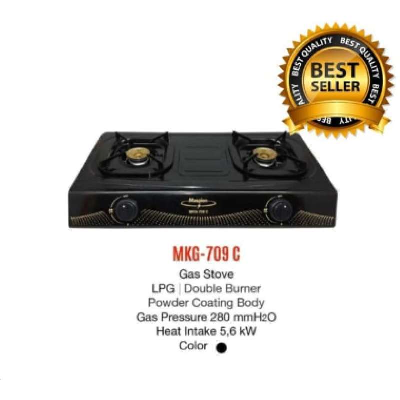 Promo Kompor Gas Maspion 2 Tungku [ Mkg-709 C ] Double Burner Garansi ...