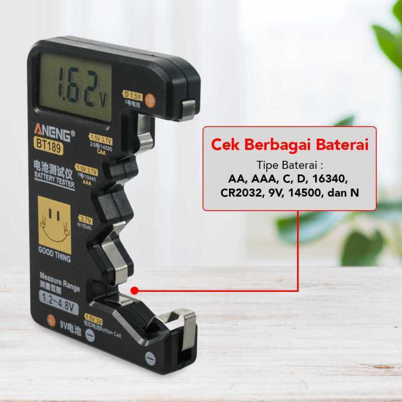 Jual ANENG Alat Test Baterai Battery Tester Universal Digital Display ...