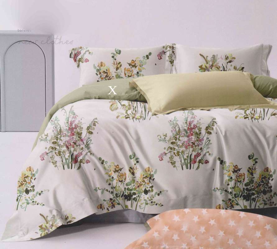 Promo Bedcover Set Sutra Serat Bambu Pretty Petals / Mizuki Brown ...