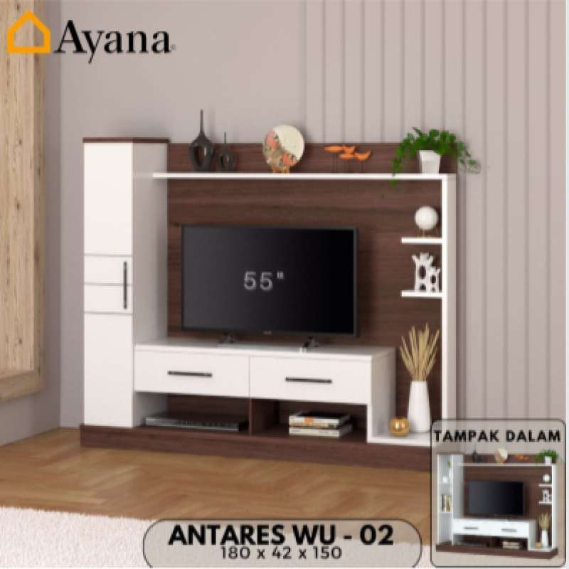 Promo Meja Tv Wall Unit Premium Rak Tv Elegan Bufet Minimalis Buffet ...