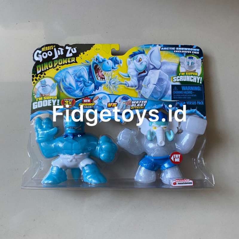 Promo Heroes Of Goo Jit Zu Series 3 Dino Power Chomp - Tyro Vs Gigatusk ...