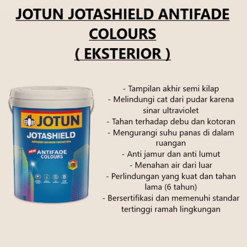 Promo Cat Tembok Interior Dan Eksterior Jotun - Tender Grey/1352 ...
