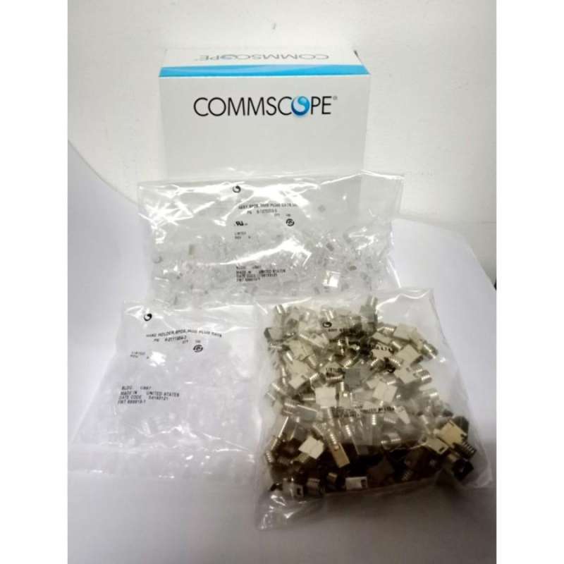 Jual Connector Commscope Rj45 Cat6 + Shield - Konektor Commscope Rj45 ...