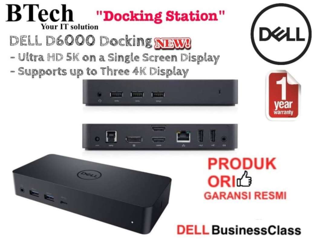 Promo Dell D6000 Universal Docking Station 4k & 5k Screen Display ...
