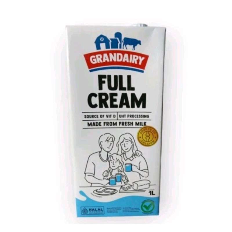 Promo Susu Grandairy Full Cream 1 Liter Diskon 15% Di Seller ...