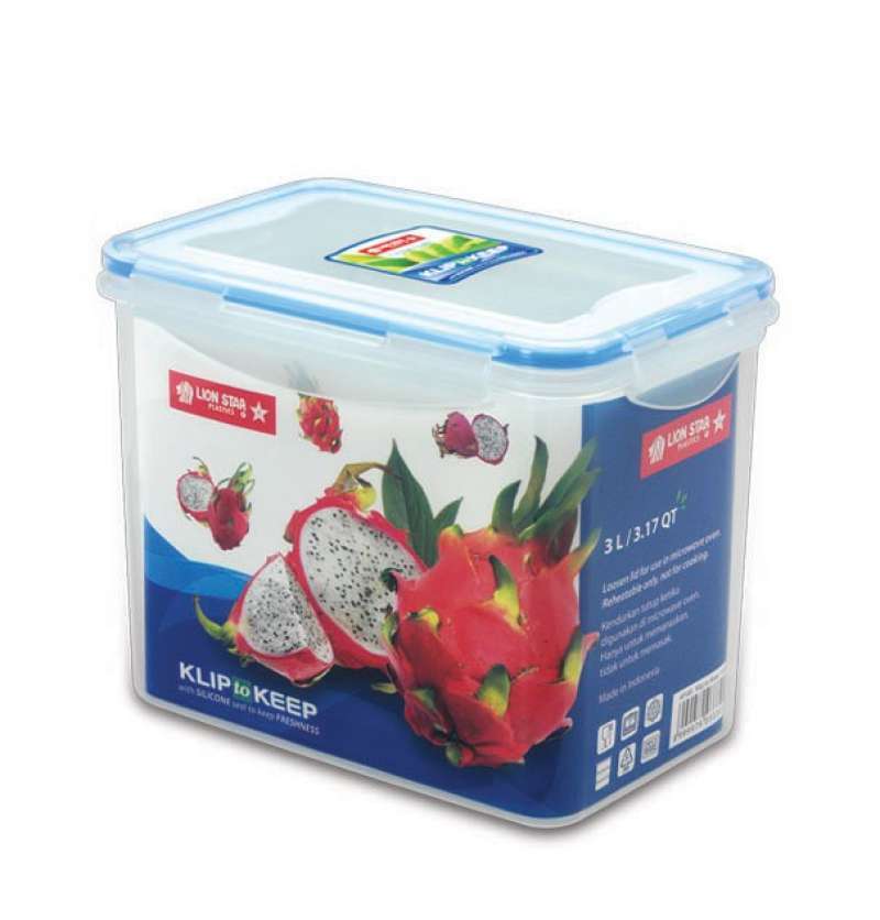 Promo Lion Star Kp-69 Klip To Keep 1303 3ltr Kotak Makan Kedap Udara ...
