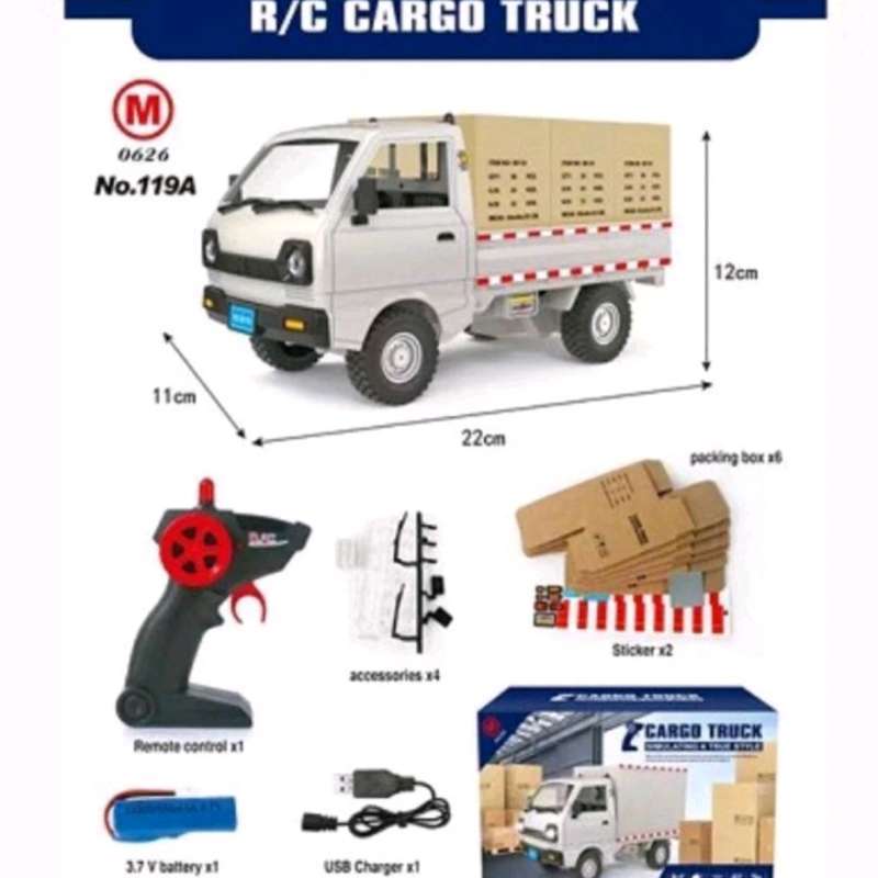 Jual Mainan Rc Carry Pick Up & Carry Box Cargo Truck / Remote Control ...
