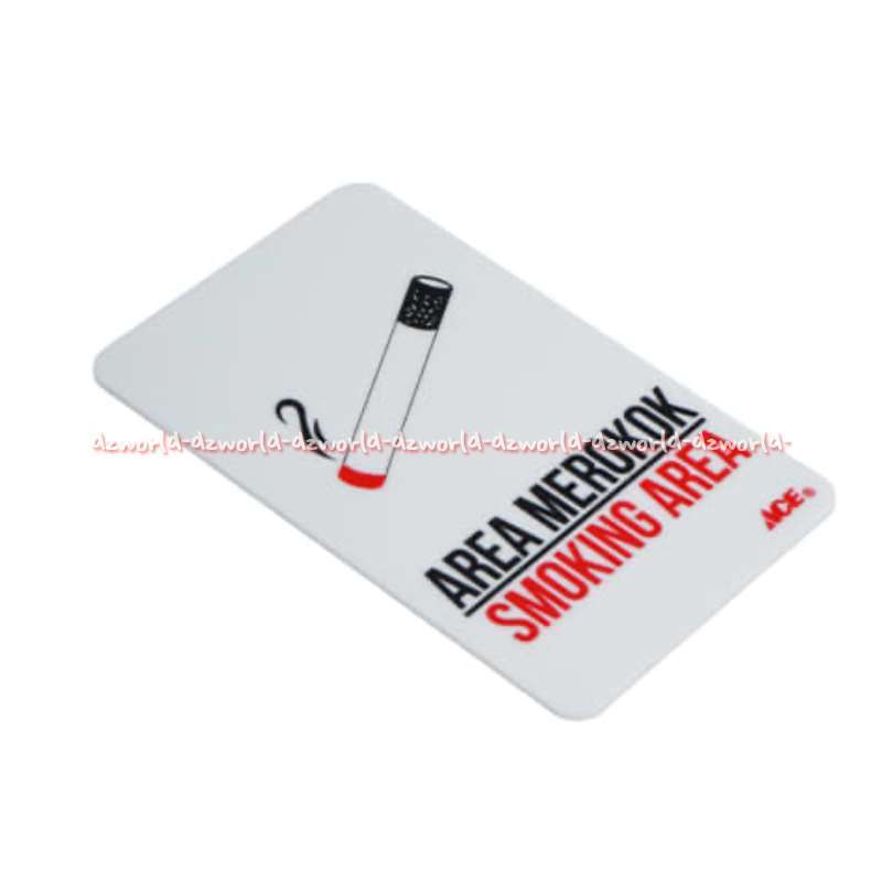 Jual Krisbow 10cm Sticker Anodized Acrilic Area Merokok Smoking Area ...