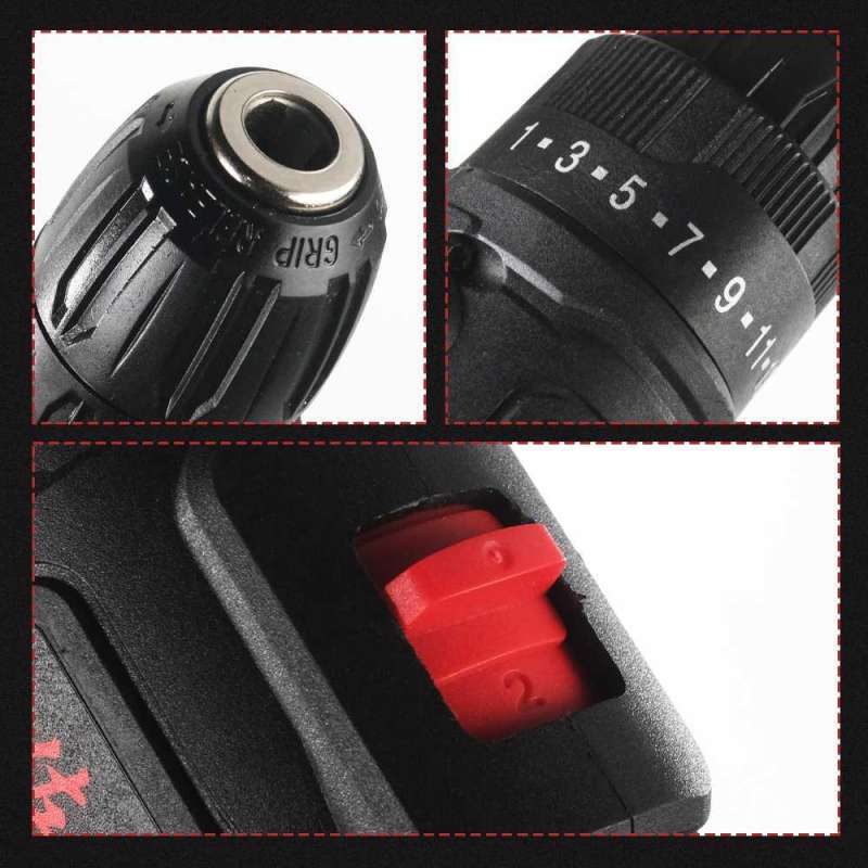 Jual Zuoguan Bor Listrik Cordless Lithium Battery Rechargeable 12v 88f ...