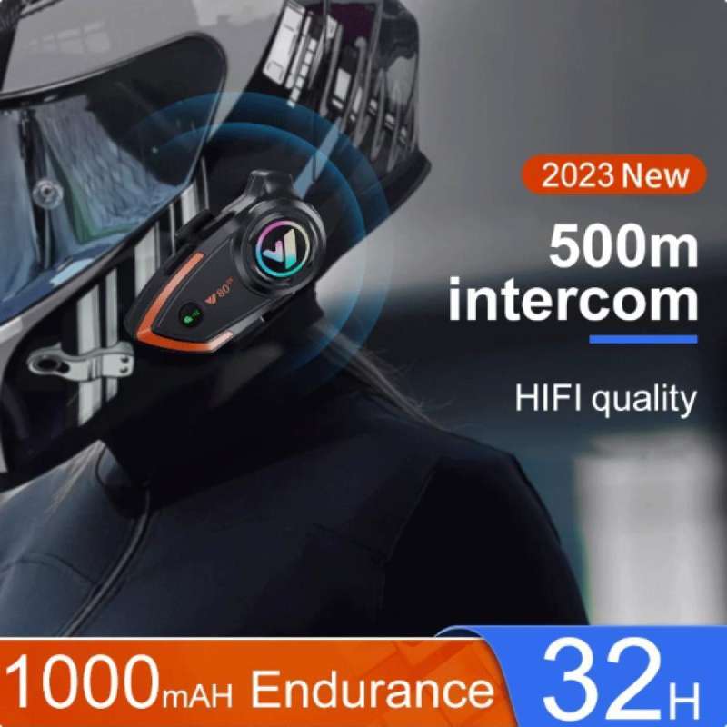 Promo Kebidumei Intercom Helm Bluetooth Headset Helmet Motorcycle Y80 ...