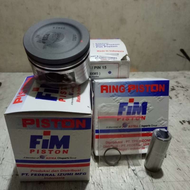 Promo New Piston Kit Mio Nouvo Piston Kit Fim 46 Mio Nouvo Ukuran 50 ...