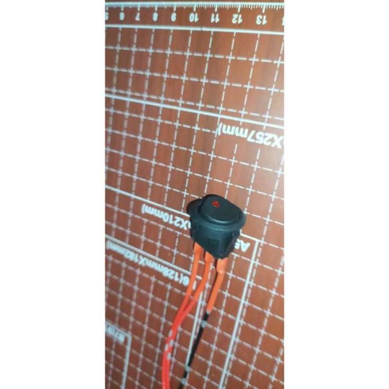Jual Saklar Bulat Universal On Off Set Kabel Dengan Indikator Led ...