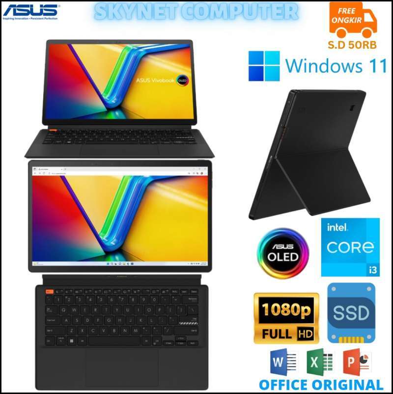 Jual Asus Vivobook 13 Slate Oled T3304ga Intel Core I3 N300 Ram8gb ...