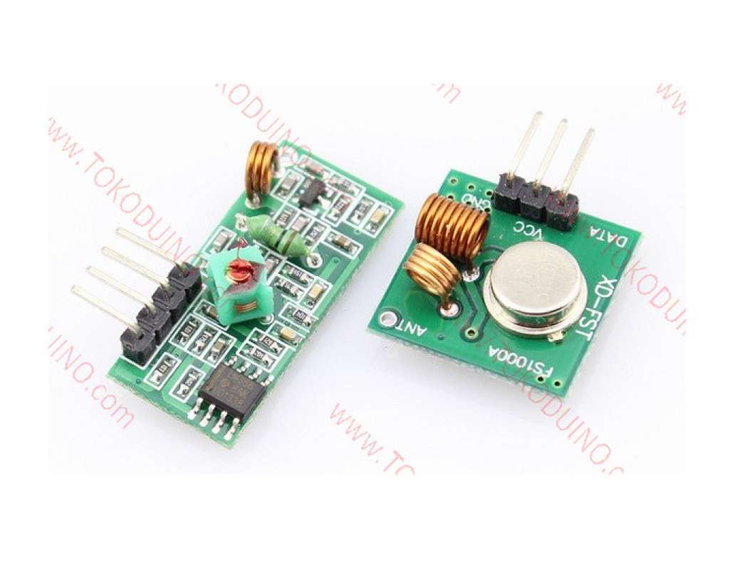 Promo Rf Wireless Transmitter Receiver 433mhz Ask Module Arduino Iot ...