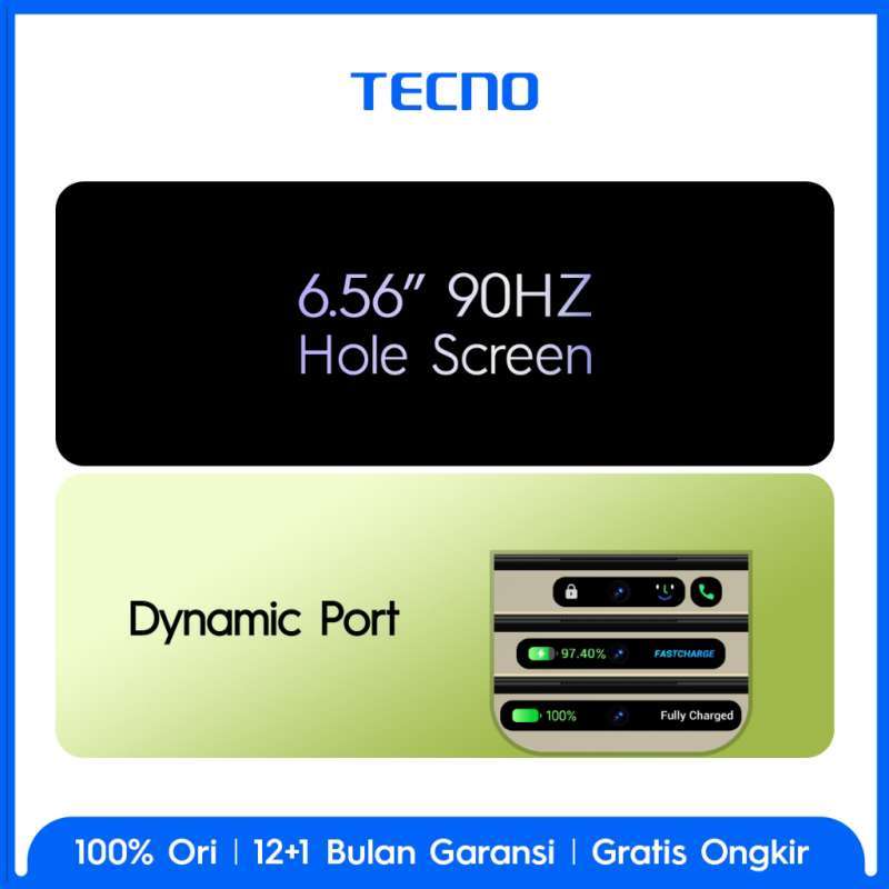 Jual Tecno Spark 20 Nfc – 8/256gb, Mtk Helio G85, 5000mah+18w Fast Charging - Cyber White Di ...