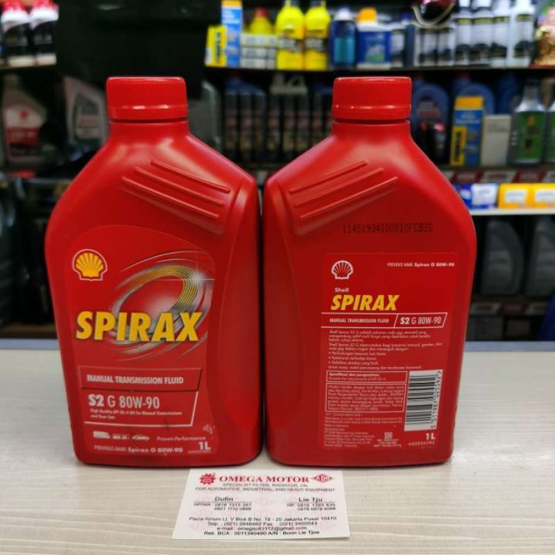 Promo Shell Spirax S2 80w90 1liter Original Asli 100% Diskon 9% Di Seller Dharmajati Jaya ...