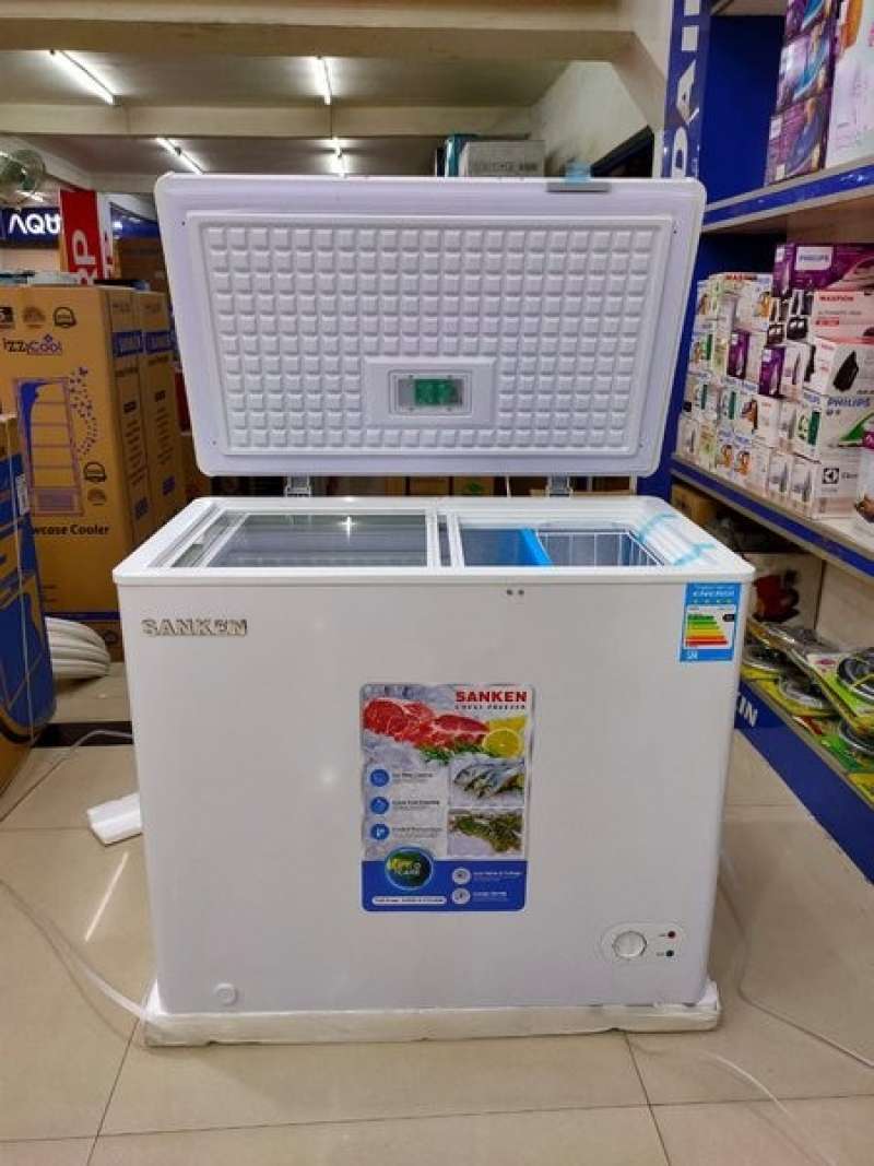 Jual Chest Freezer Box Sanken 300 Liter Srf-350c Di Seller Andre Jaya ...