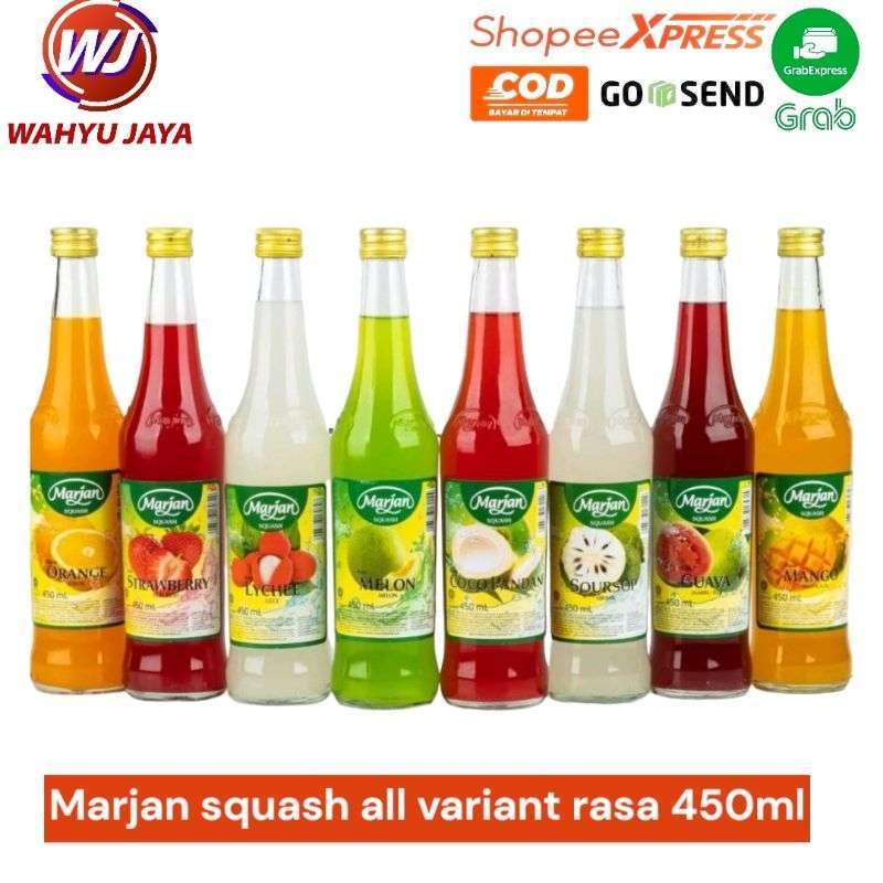 Jual Marjan Squash All Variant Rasa 450 Ml/sirup Marjan Variant Rasa ... Jual Marjan Squash All Variant Rasa 450 Ml/sirup Marjan Variant Rasa ...