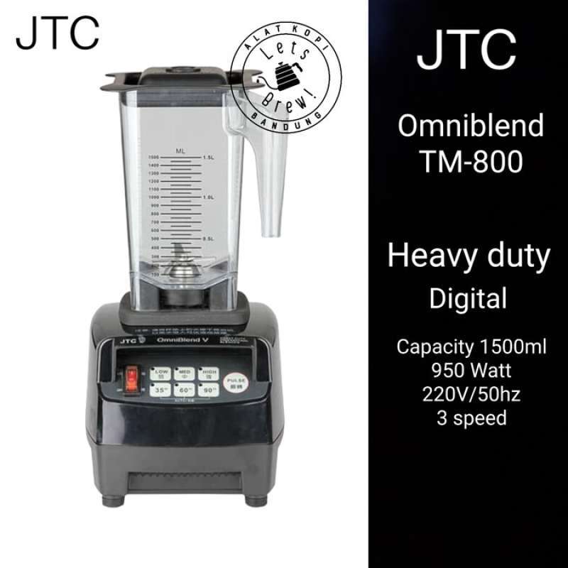 Promo Jtc Blender Tm-800a Heavy Duty / Omniblend Jtc Tidak Mudah Panas ...