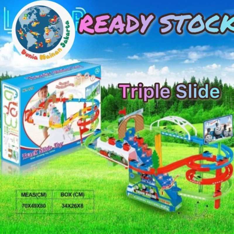 Promo Mainan Anak Kereta Track Slide / Mainan Kereta Tangga Seluncur ...