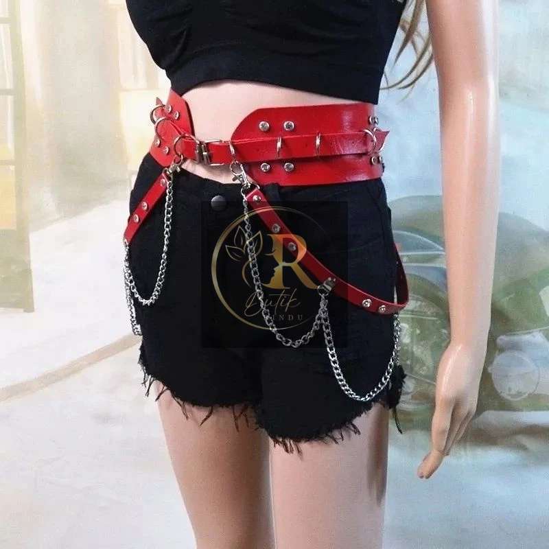 Jual Butik_rindu (zaskia) Body Belt Harness Fashion Punk Idol Harajuku ...