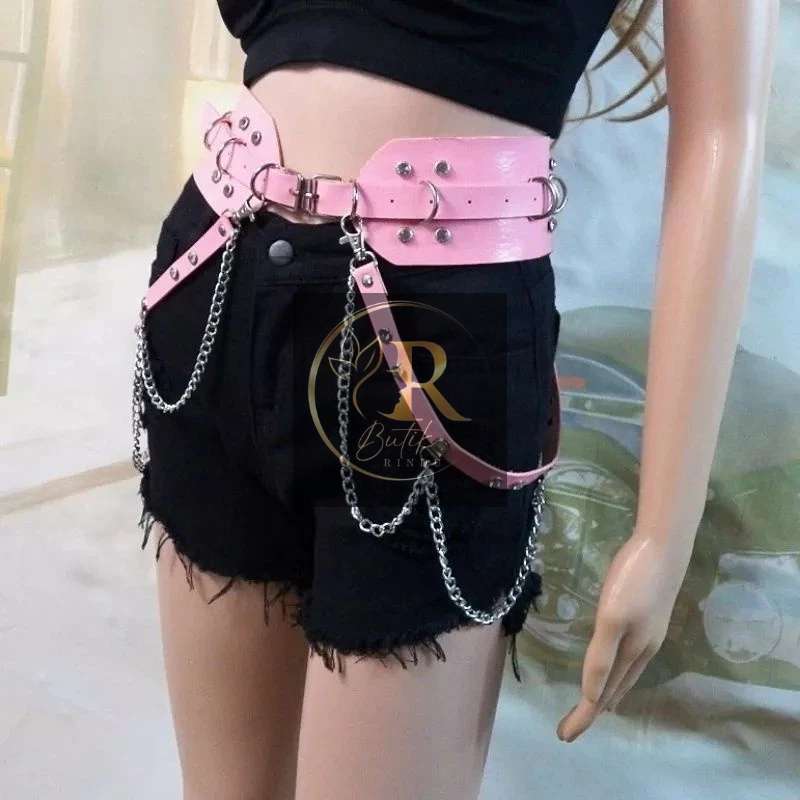 Jual Butik_rindu (zaskia) Body Belt Harness Fashion Punk Idol Harajuku ...