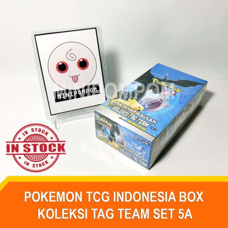 Promo Pokemon Tcg Indonesia - Booster Box Koleksi Tag Team Set 5a ...