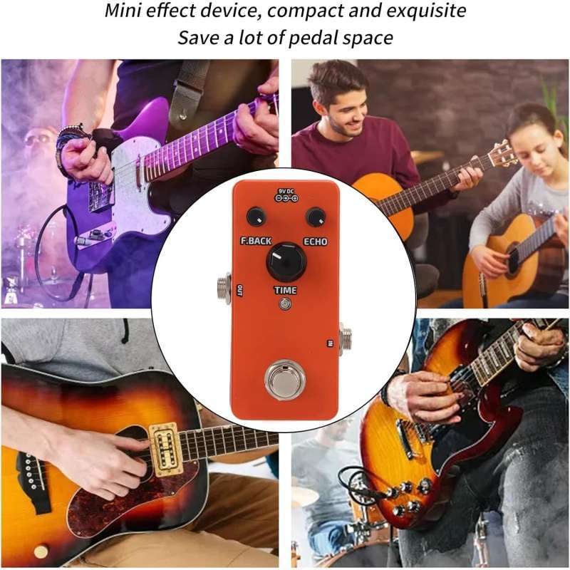 Jual Scione Pedal Efek Gitar Delay Effects Stereo Analog 9v V09-01 ...