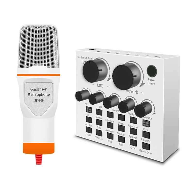 Jual Vixsound Mixer Audio External Sound Card Bluetooth Effect Board V8 ...