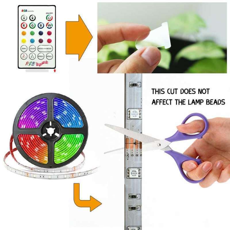 Jual Golook Lampu Led Strip Flexible Smart App Music Mode Rgb With ...