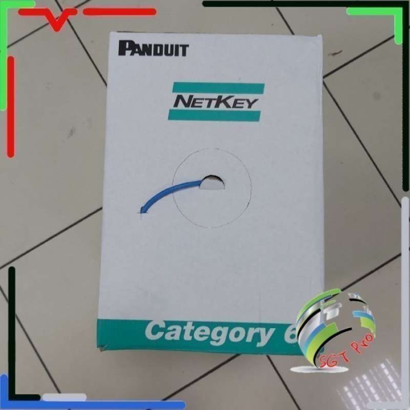 Promo Kabel Data Utp Panduit Cat 6 Netkey Nuc6c04bu-fe / Panduit Cat6 ...