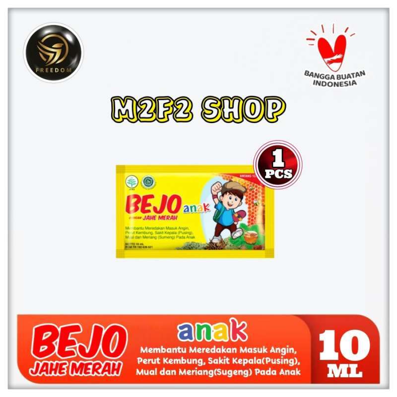 Promo Bejo Tolak Angin Anak Jahe Merah | Cair Sachet - 10 Ml (kemasan ...