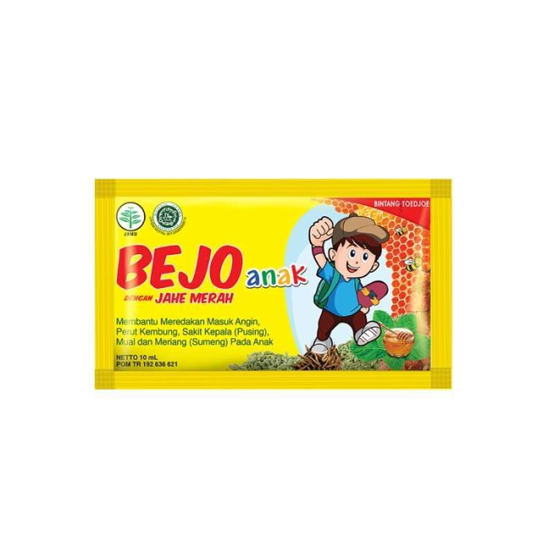 Promo Bejo Tolak Angin Anak Jahe Merah | Cair Sachet - 10 Ml (kemasan ...
